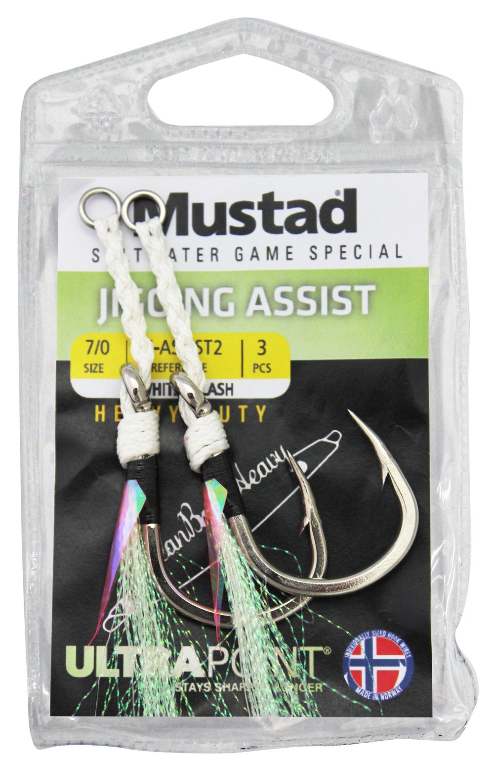 Mustad Heavy Duty Jigging Assist Hook | Advanced Fishing